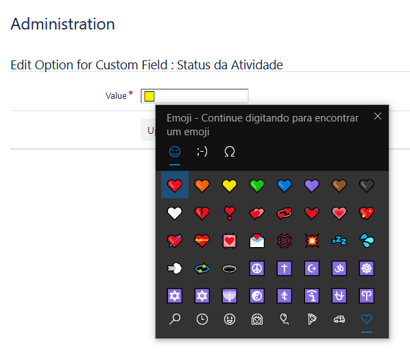 Changing the color selections for custom field dro...