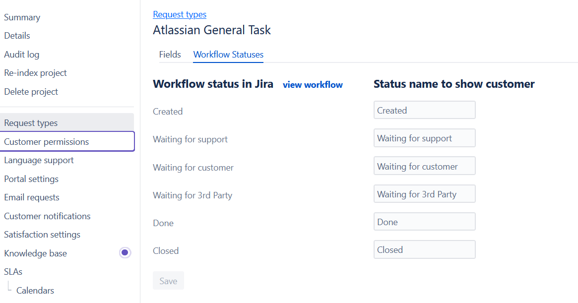 status dosnt shown in portal