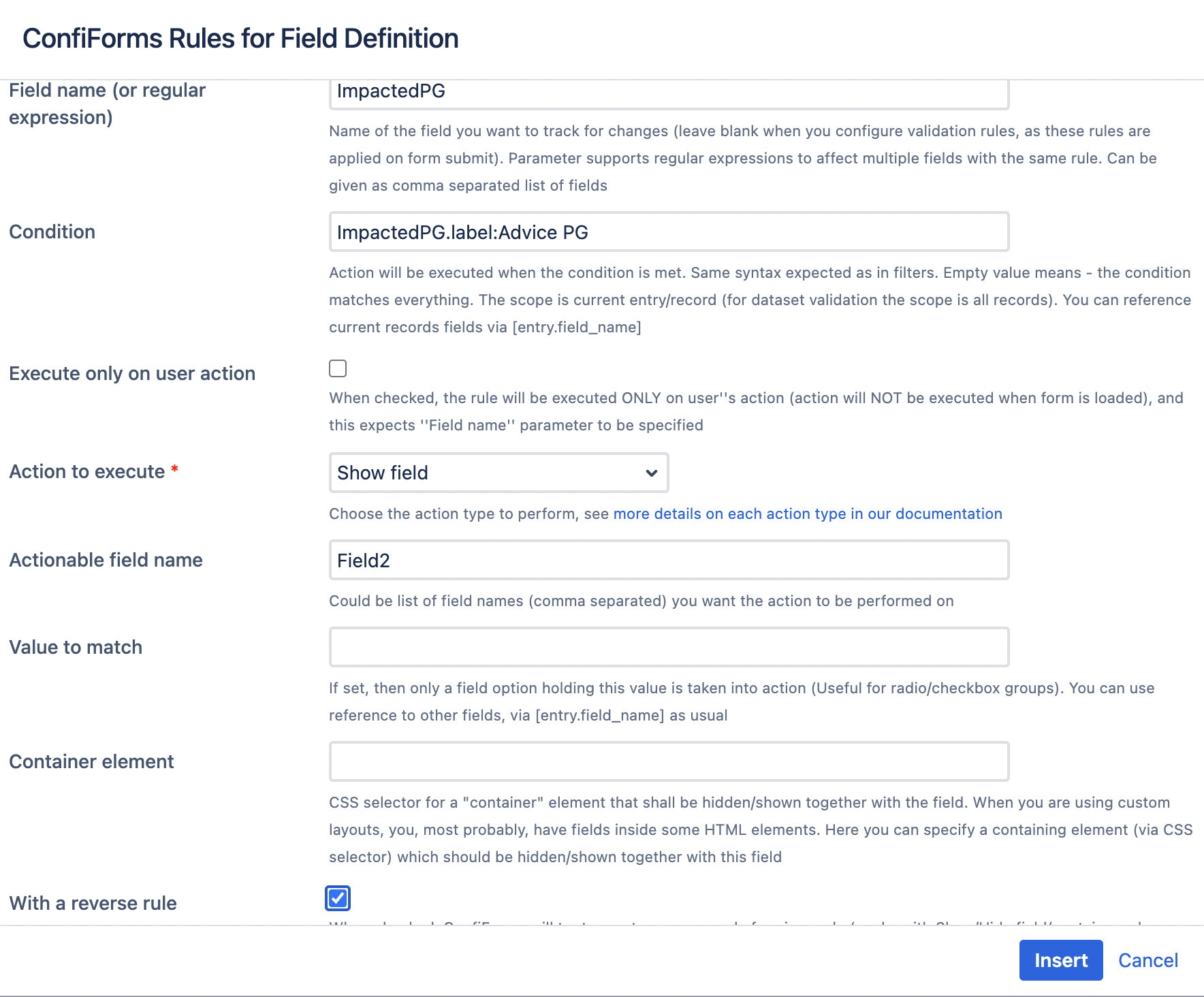 Solved: Checkbox Group in Confiform