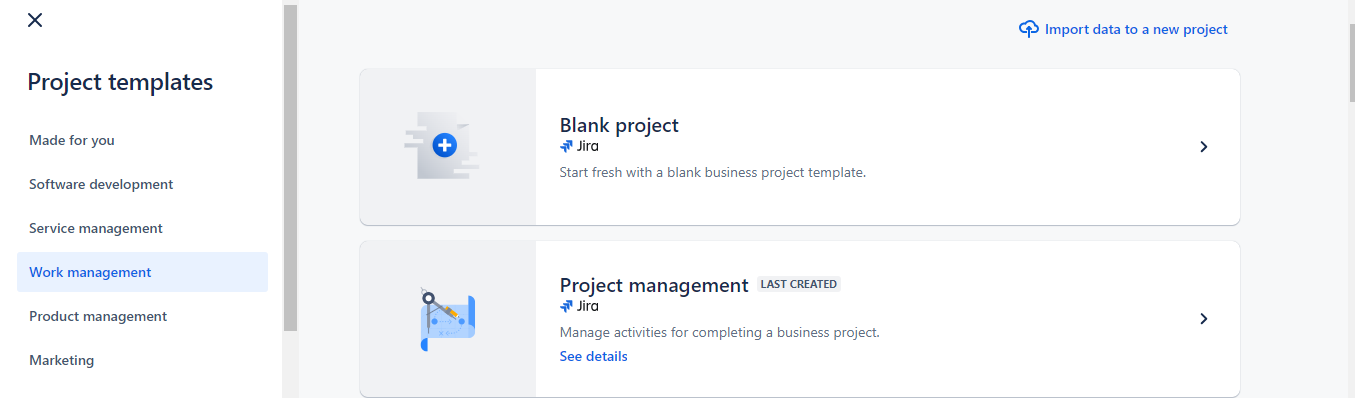 how to create card and status in project managemen...