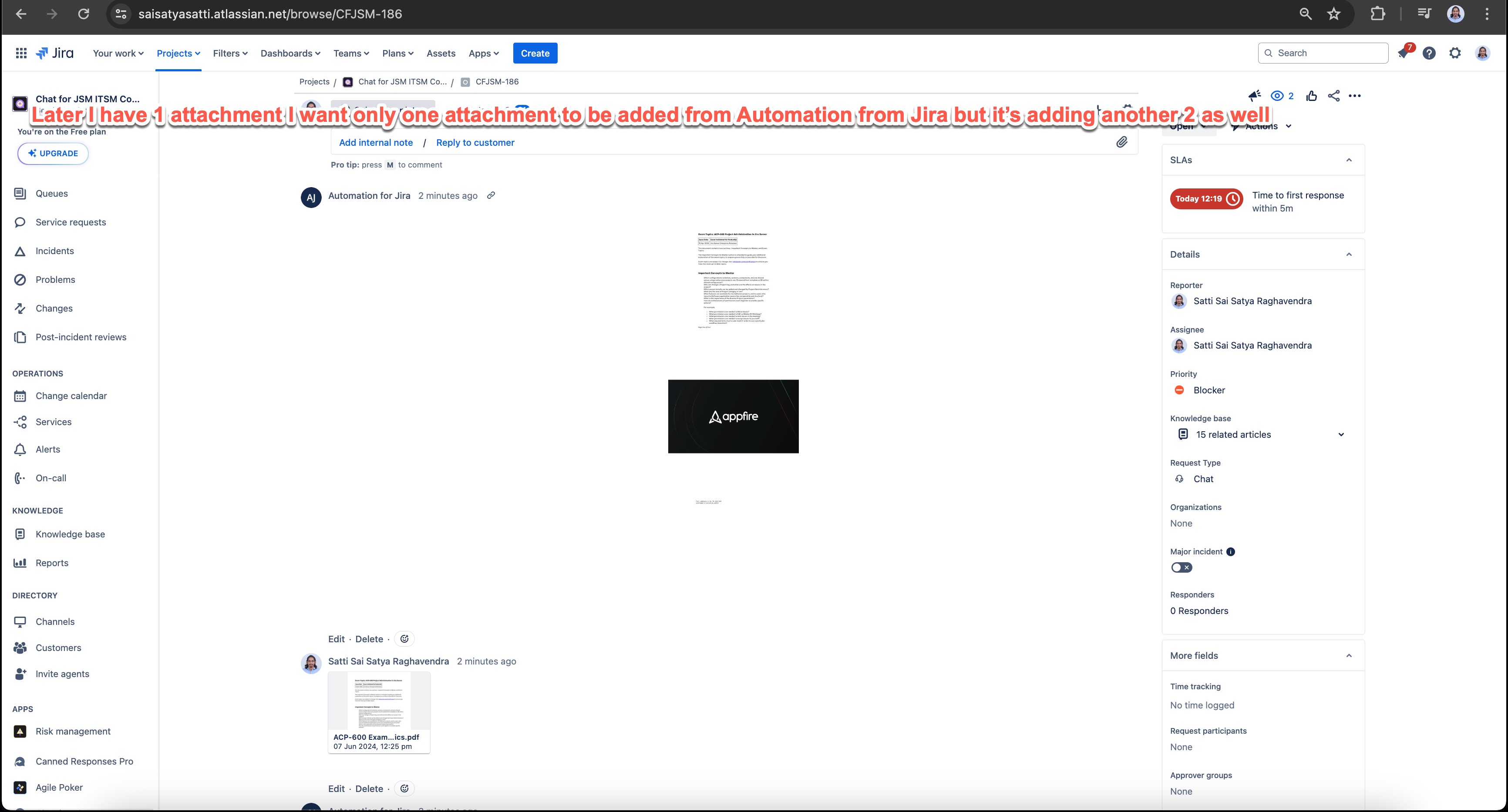 Automation Rule to add the attachment using Automa...