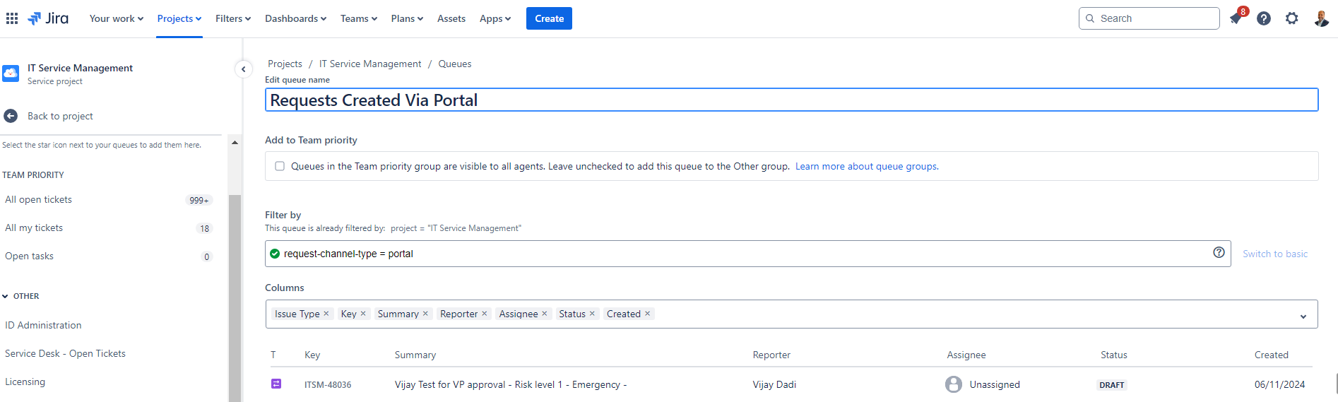 How to create reports forhelpdesk requests?