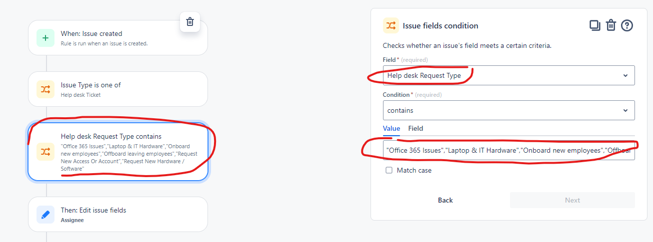 Solved: Automation Rule for a Short Text Field