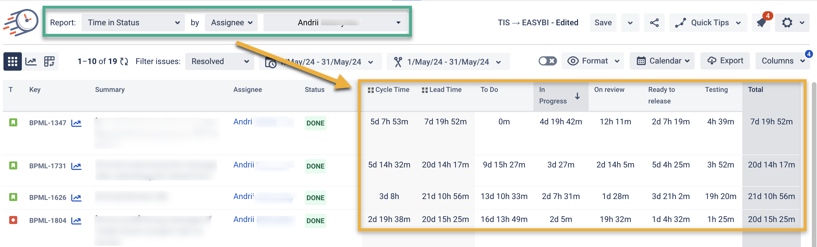 How to display Jira Time Spent for my issues? - Atlassian Community