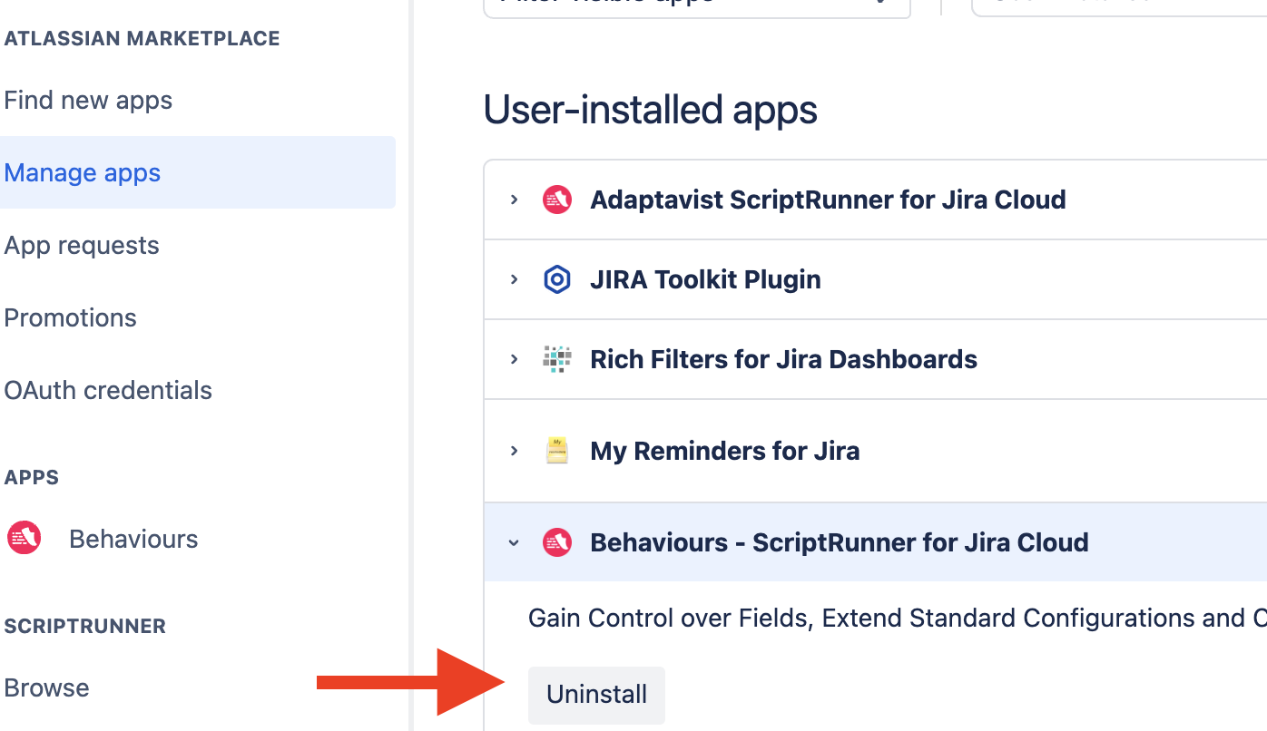 How to remove installed app like zephyr