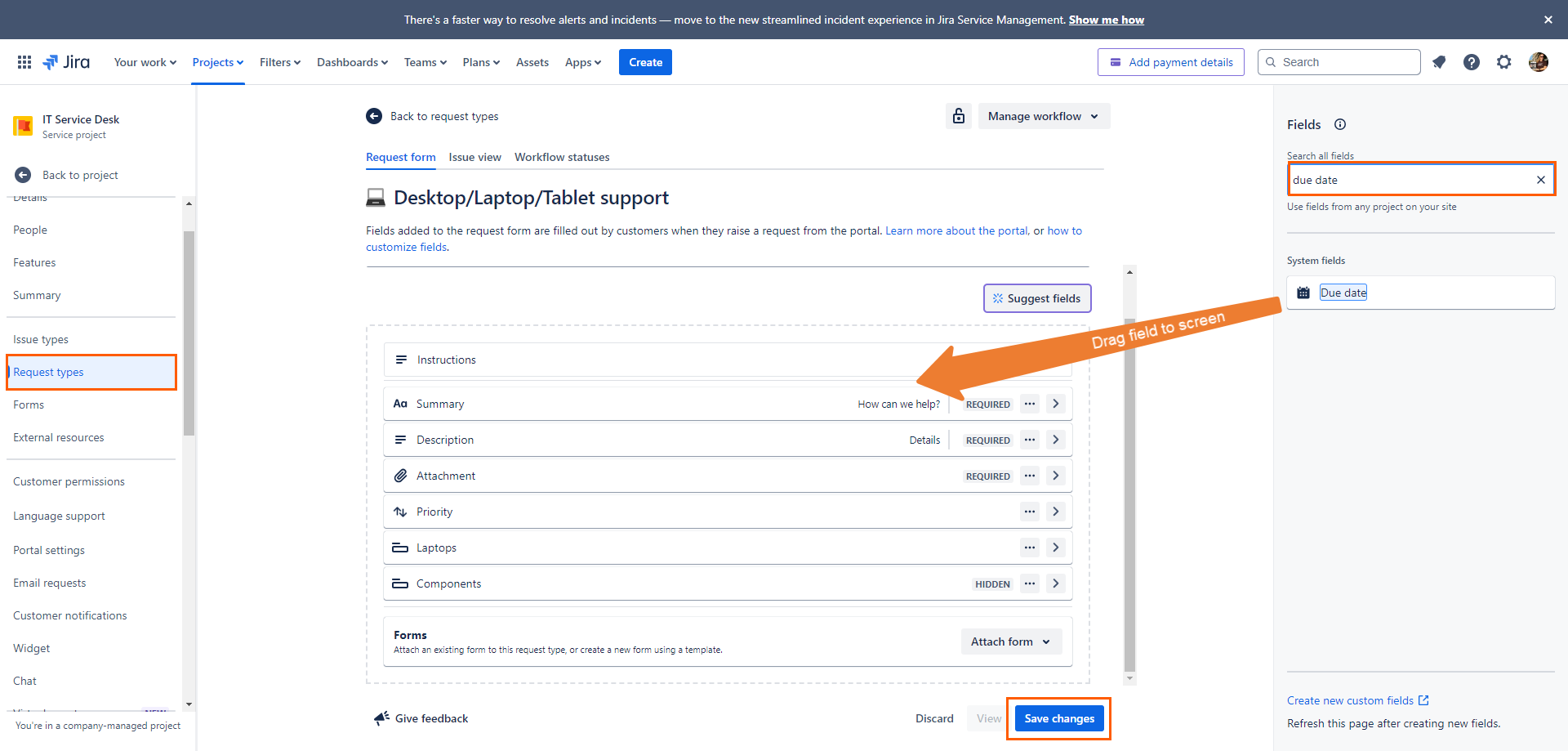 Solved: Can I change the customer view of a ticket in Jira...