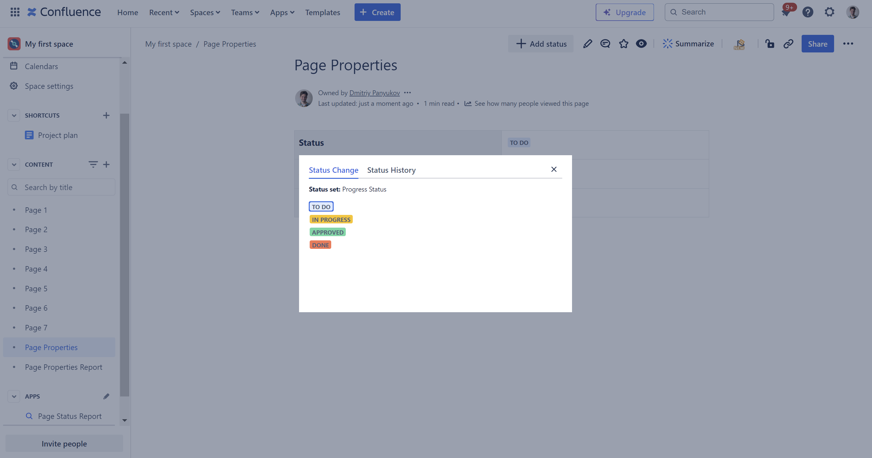 CUSTOMIZE THE STATUS MACROS