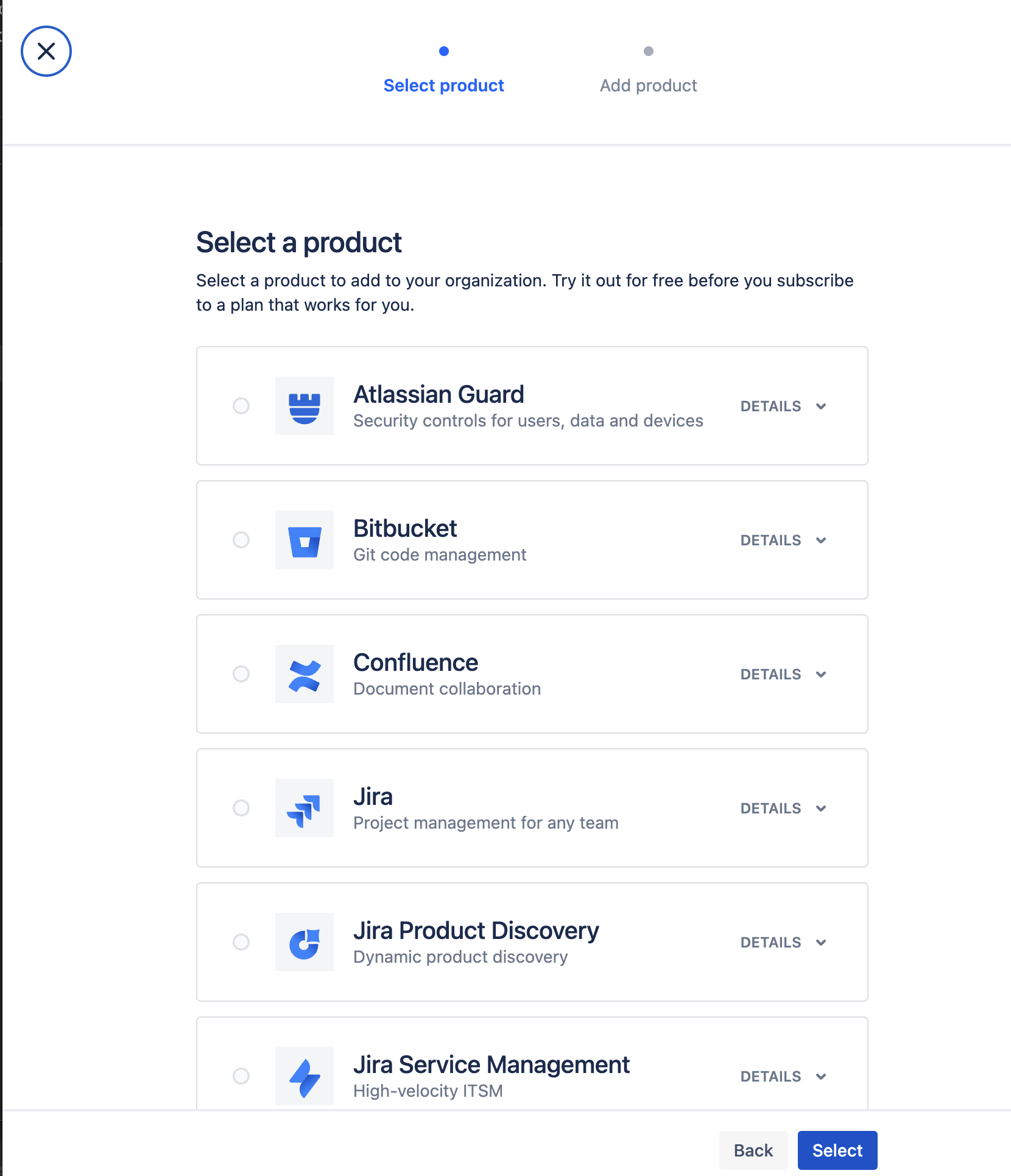 No access to the project