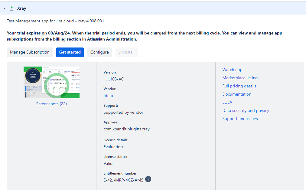 XRAY: Error rendering Web Panel