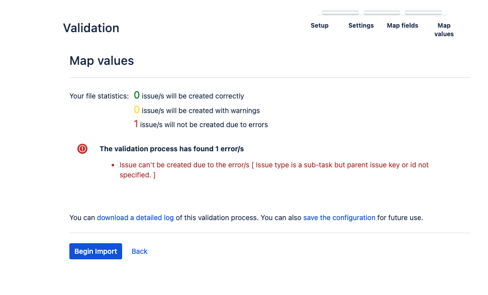 Solved: Update existing issues by loading the CSV file in ...