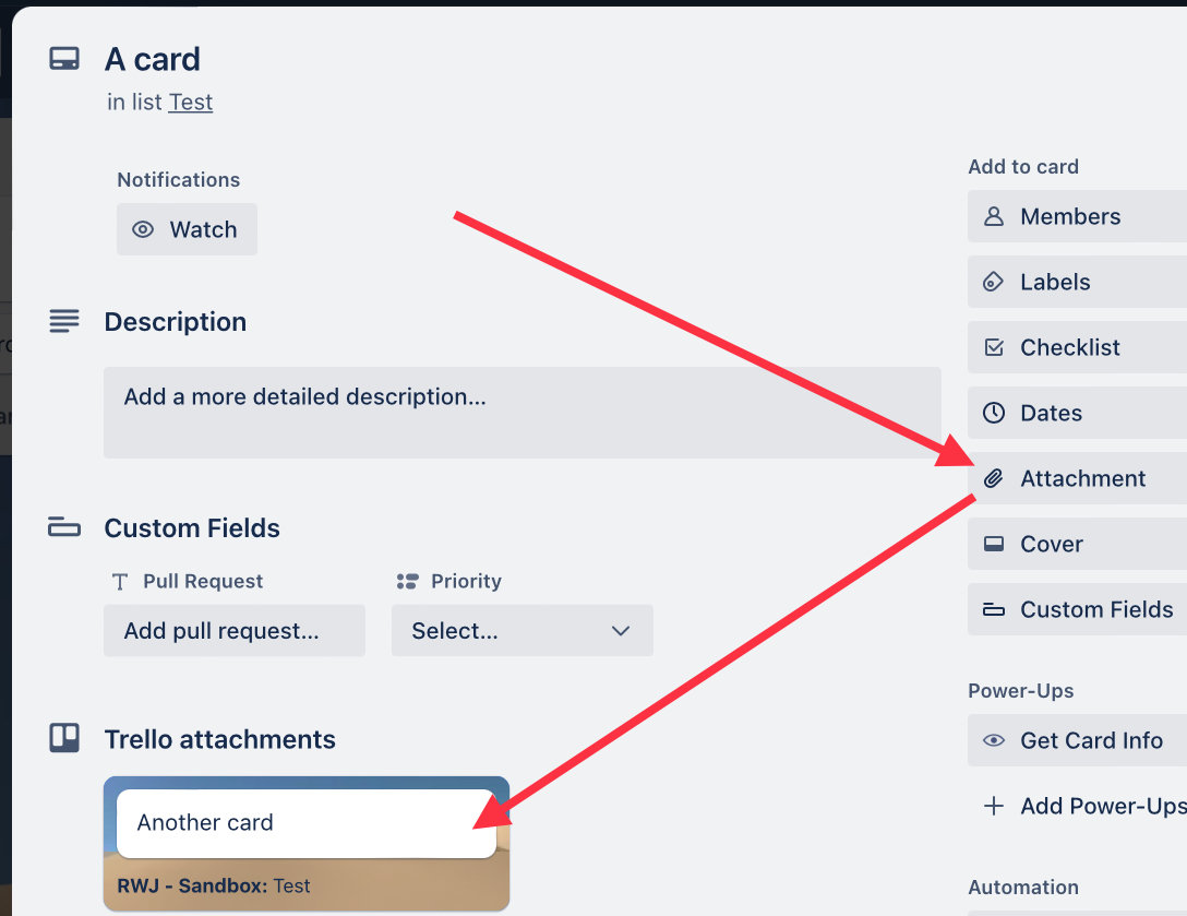 Can you move a card within another card?