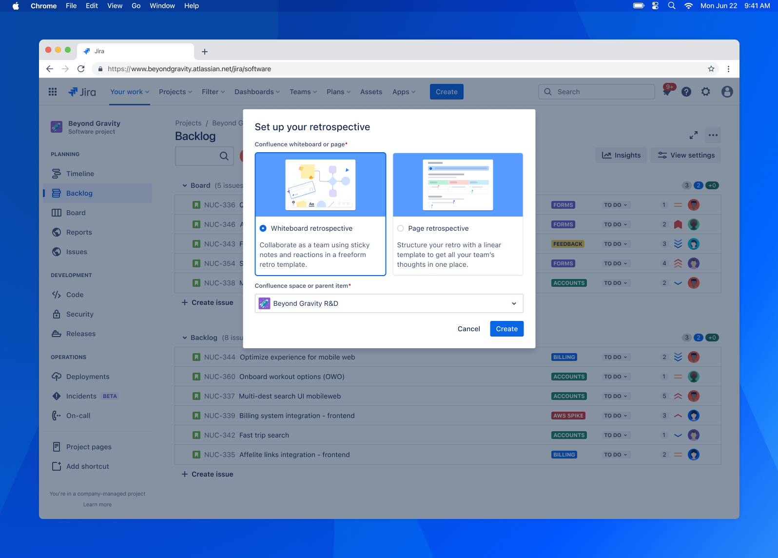 Sprint Retrospectives now available in Company Managed Projects