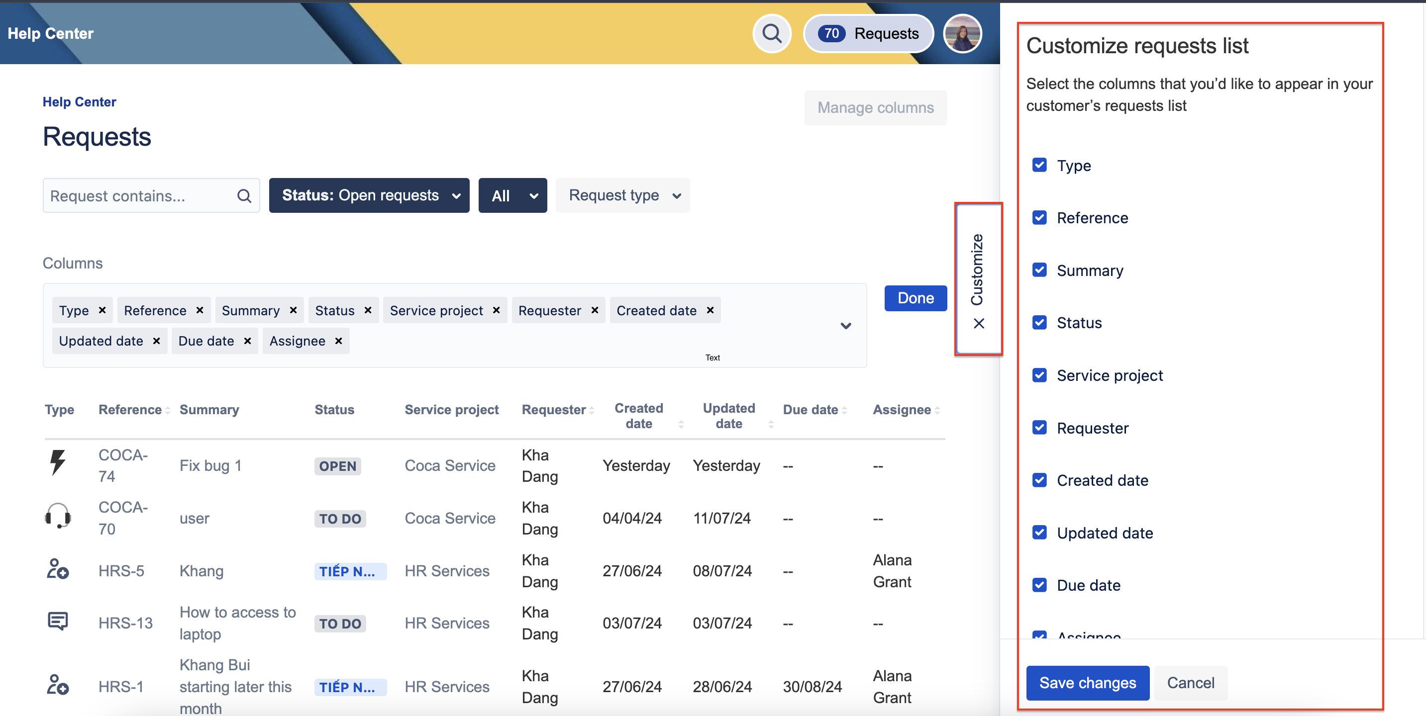 Solved: How can we project "Priority", "Description" in th...