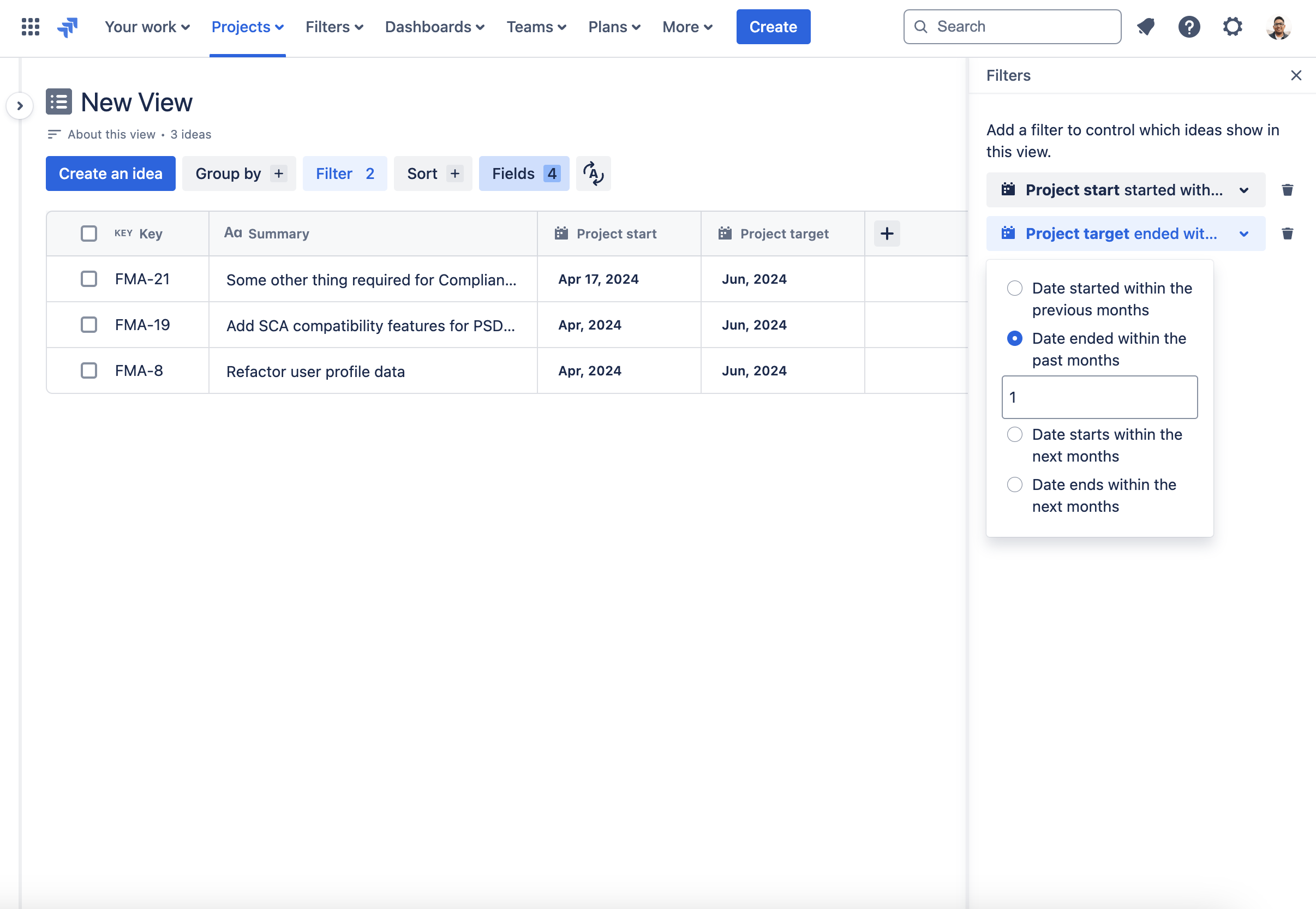 Solved: JPD how to create a list view for all ideas within...