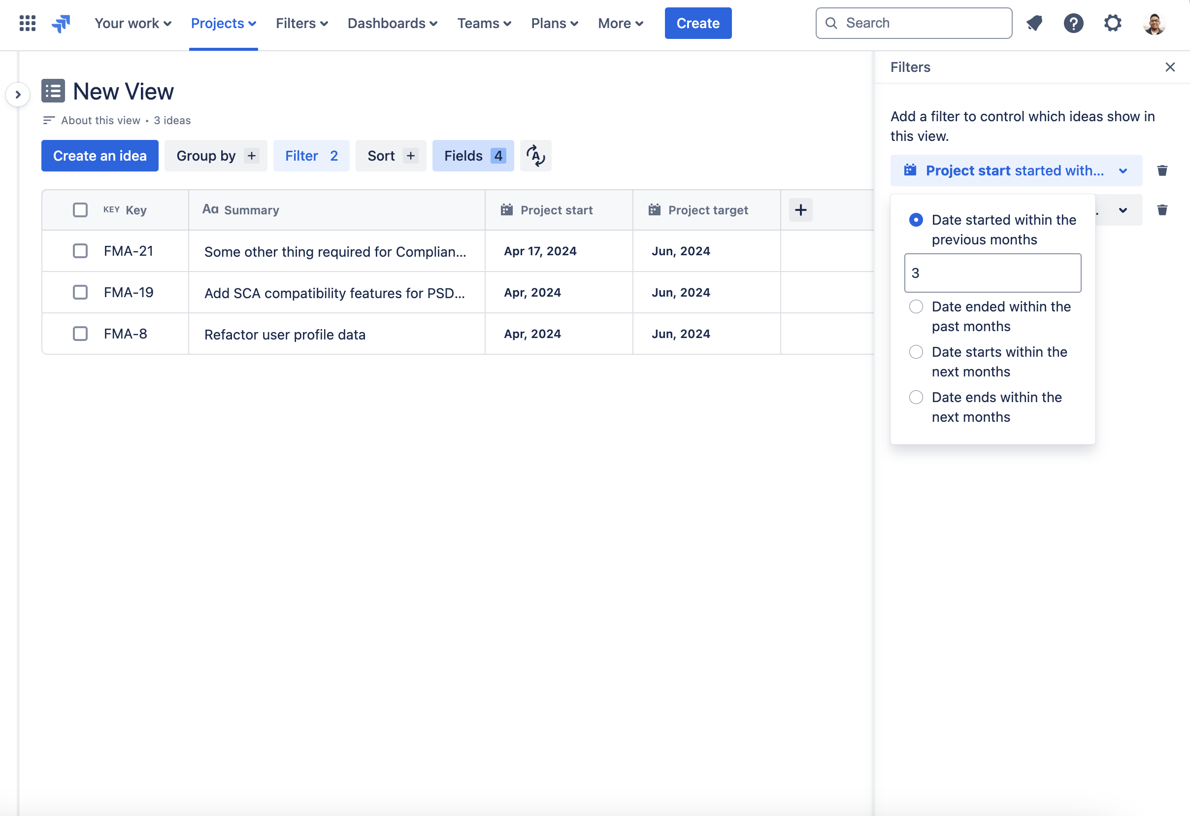 Solved: JPD how to create a list view for all ideas within...