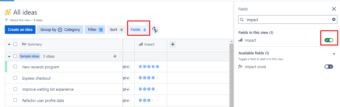 How to remove unwanted fields when creating an ide...