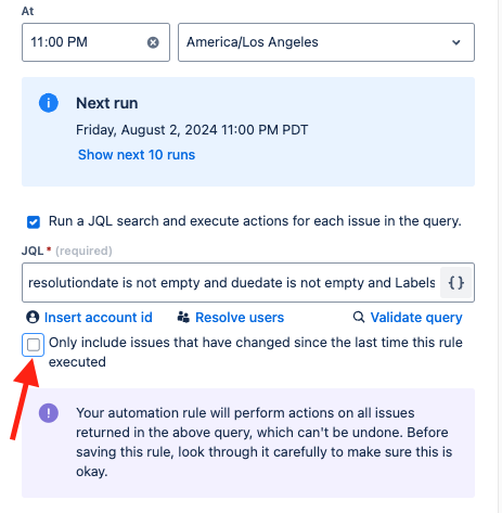 Formula to compare Due Date to Resolved Date
