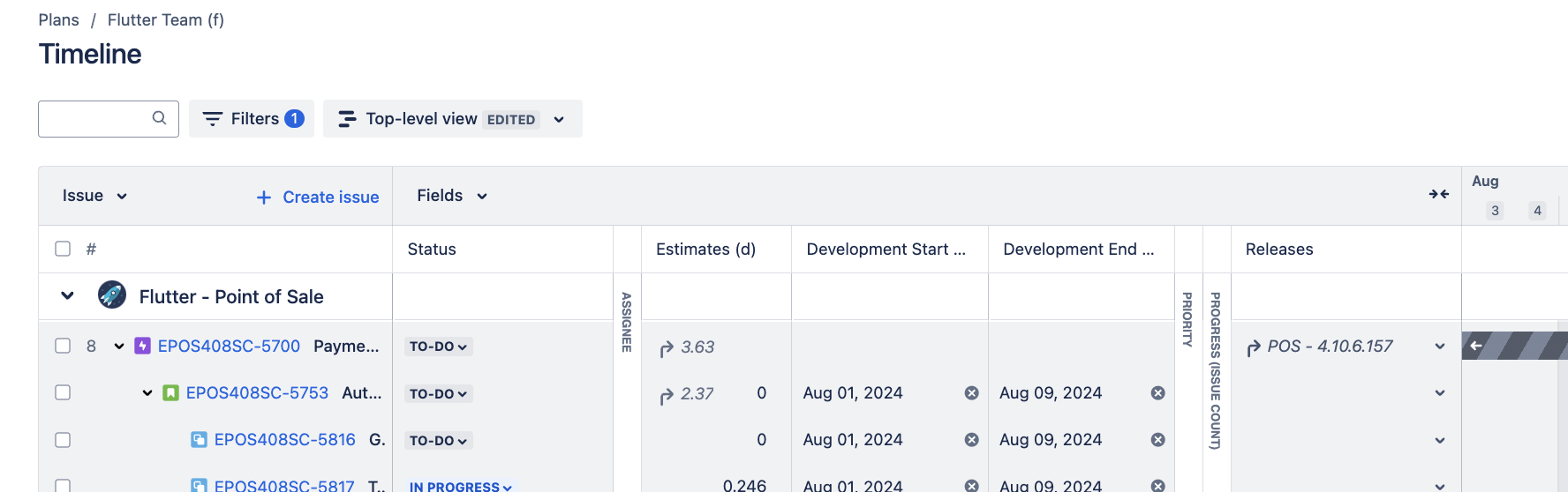 Reflecting "Original Estimate" in ticket field to ...