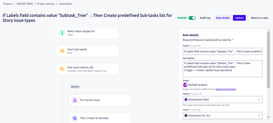 Created labels through Jira admin are not visible ...