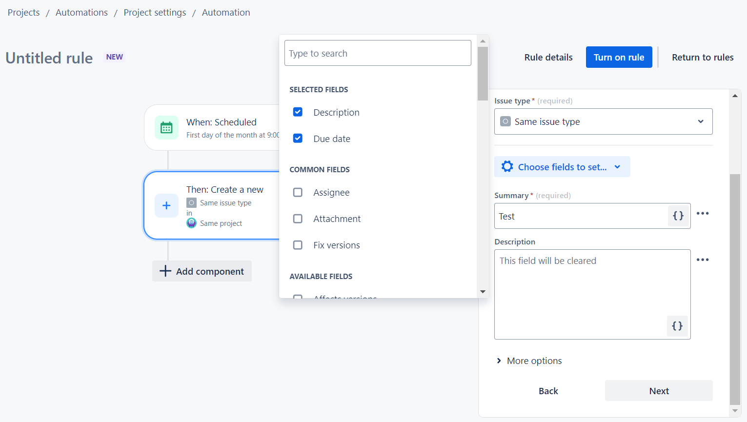 Solved: How can I set Jira automation to create a ticket w...