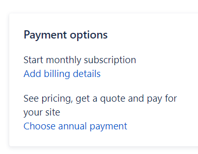Billing how to change monthly to anual payments