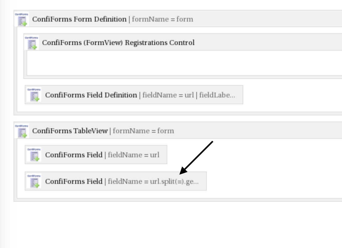 Solved: Use value in 1 confiform field (a link) to update ...