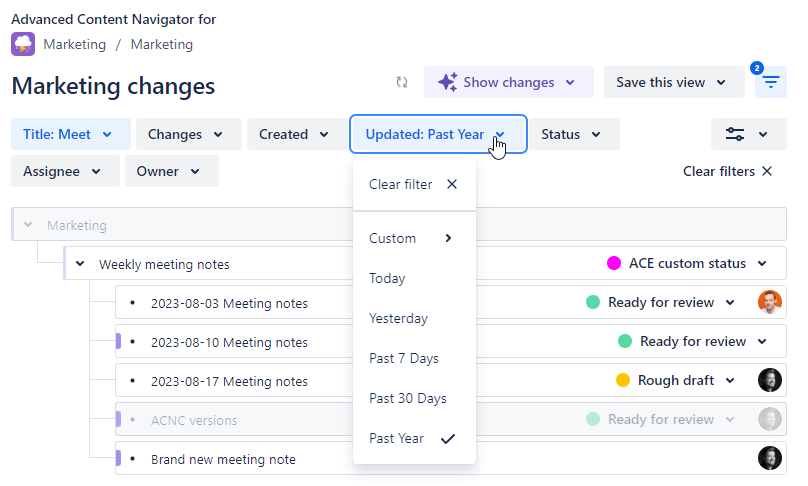 Hide Pages in Navigation Tree
