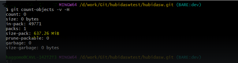Please Execute Git GC on this repository