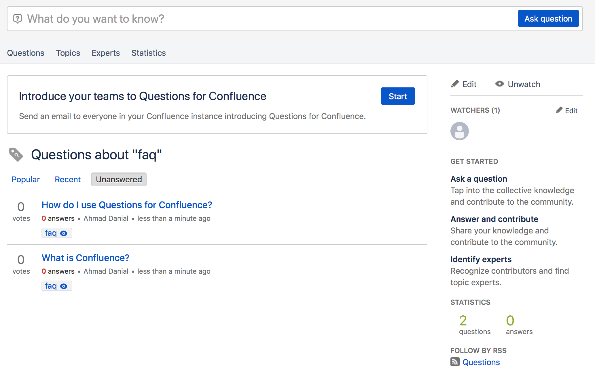 How do i get the Question List macro in confluence...