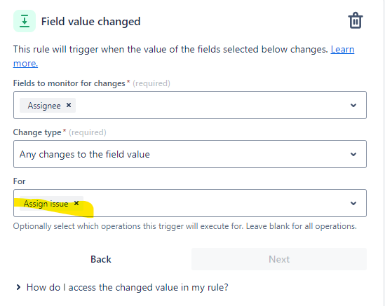 Solved: Automation rule - Update Child Issue Assignee when...
