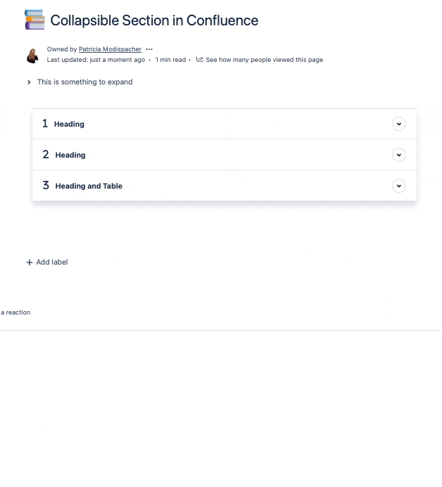 Save Time and Effort with Collapsible Sections in ... - Atlassian Community