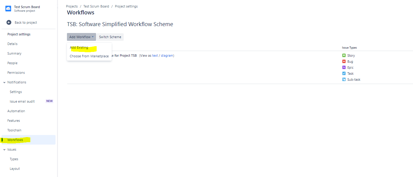 Different types of sub-tasks in Jira, within a sin...