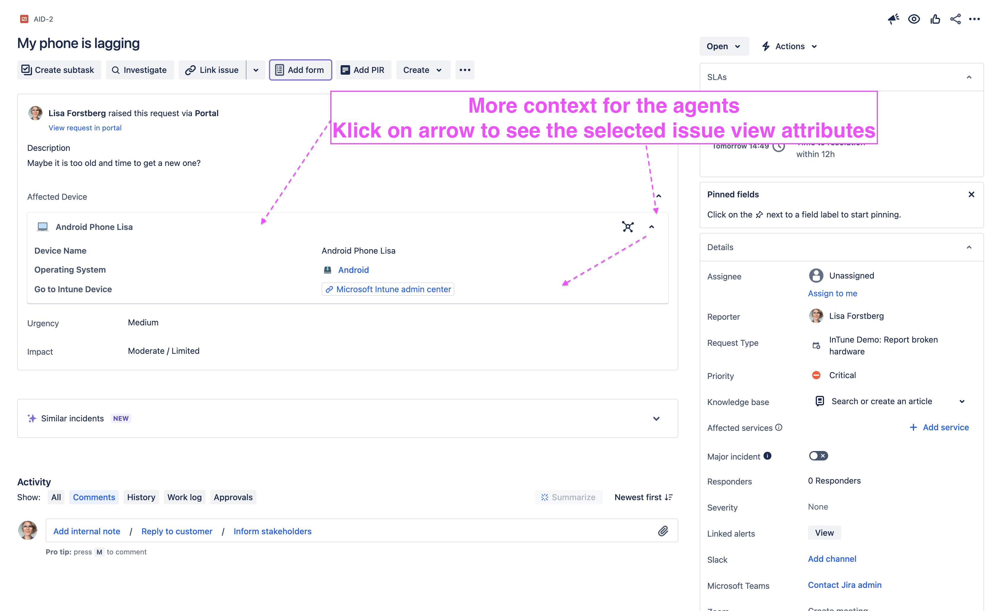 How to use Assets and Jira SM for use case Reporti... - Atlassian Community