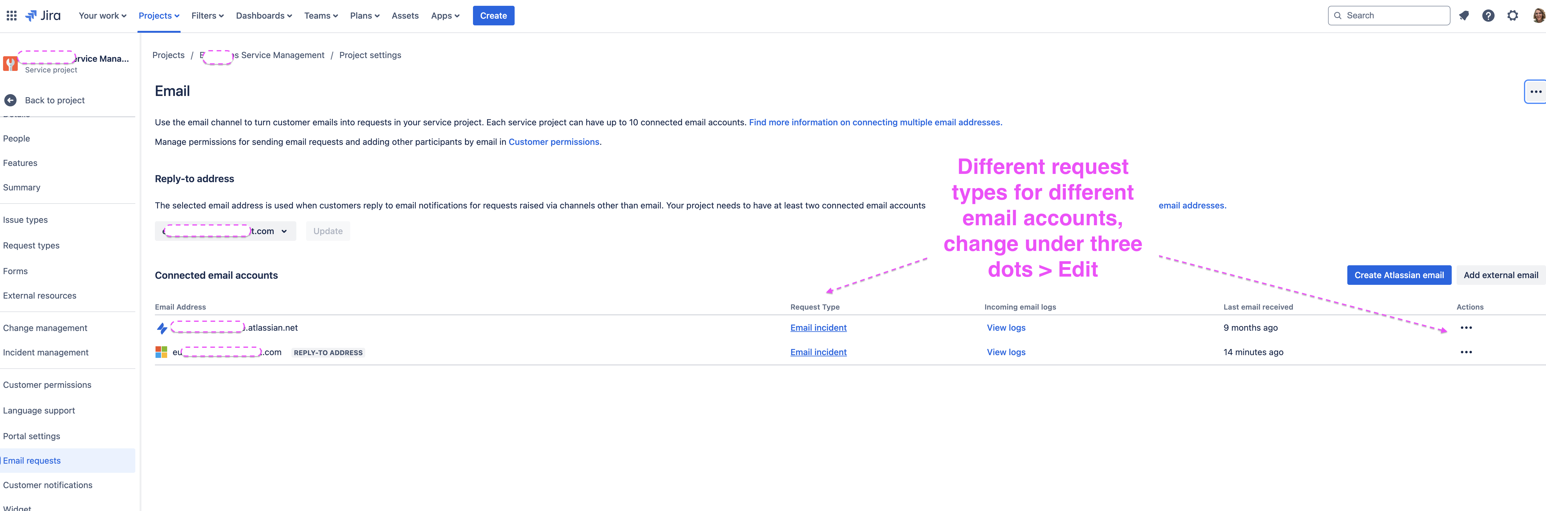 Solved: Different email address for queue