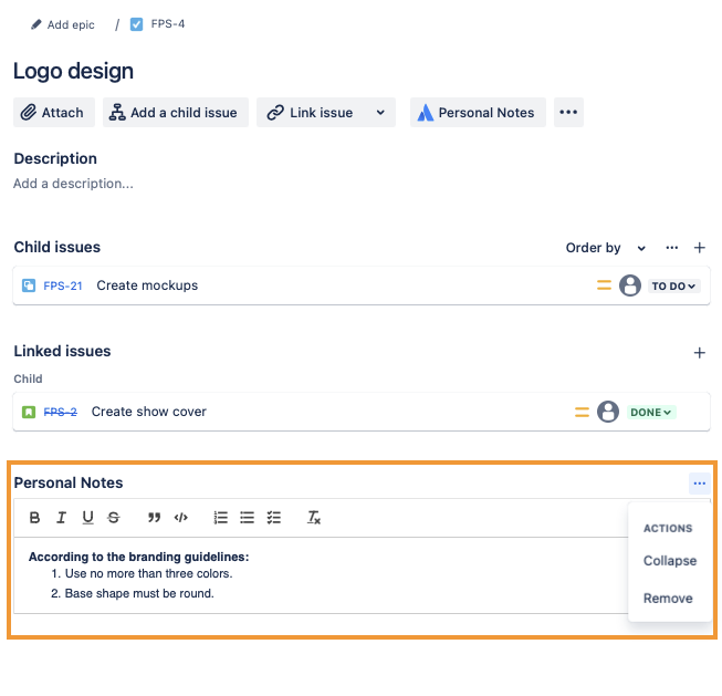 📝 Capture Your Notes within Jira Issues
