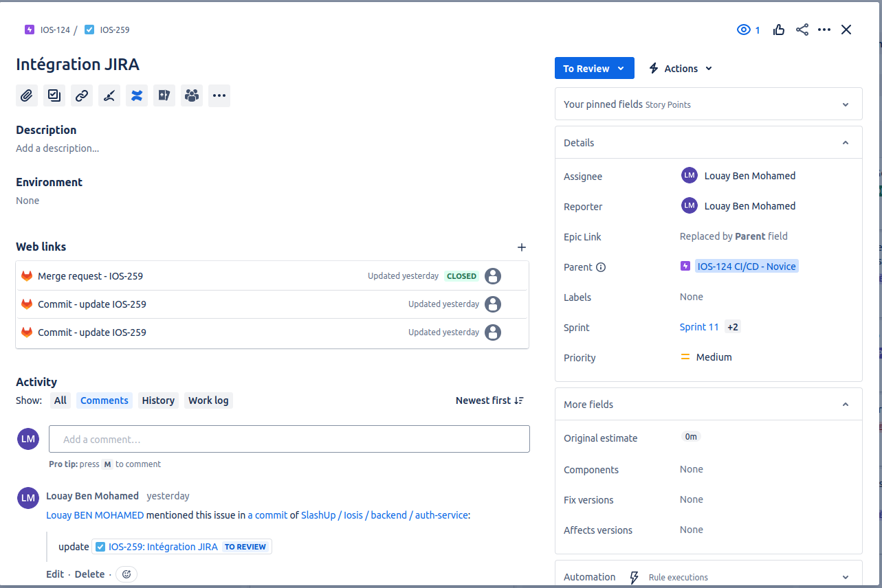 Solved Development Field Missing In New Jira Issue View