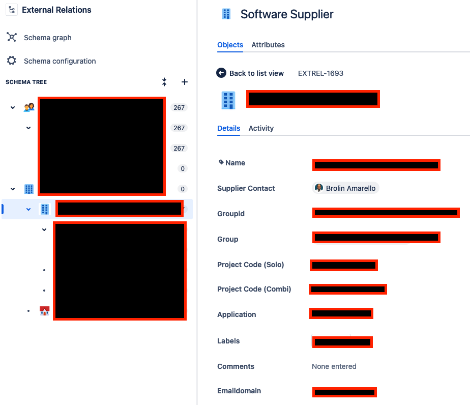How to exclude report for Asset Object field