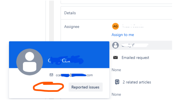 User has two accounts, one with profile and one wi...