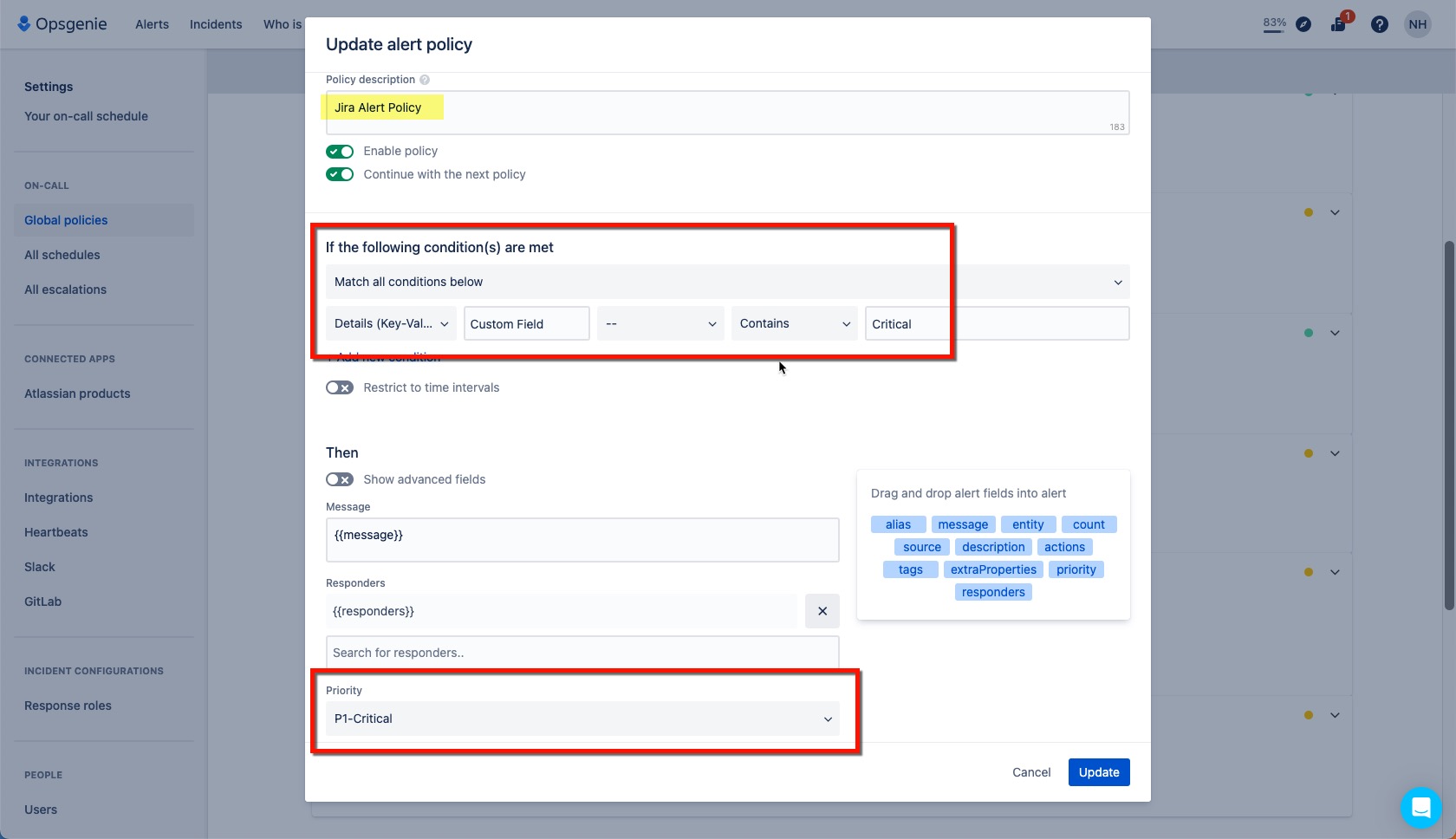 How to Map Alert Priorities in Opsgenie