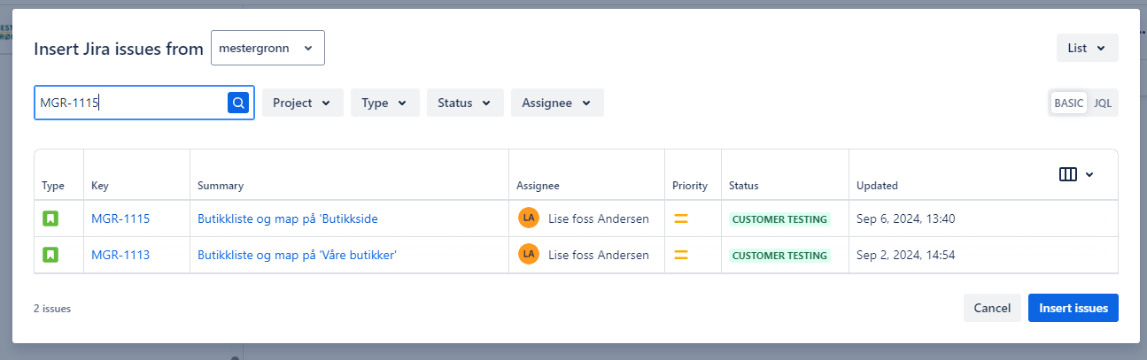 New! Inserting Jira issues into Confluence pages i... - Atlassian Community