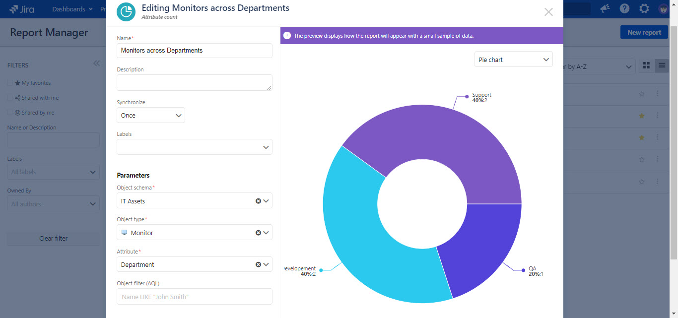 Assets Reporting in Jira Data Center [6 examples] - Atlassian Community