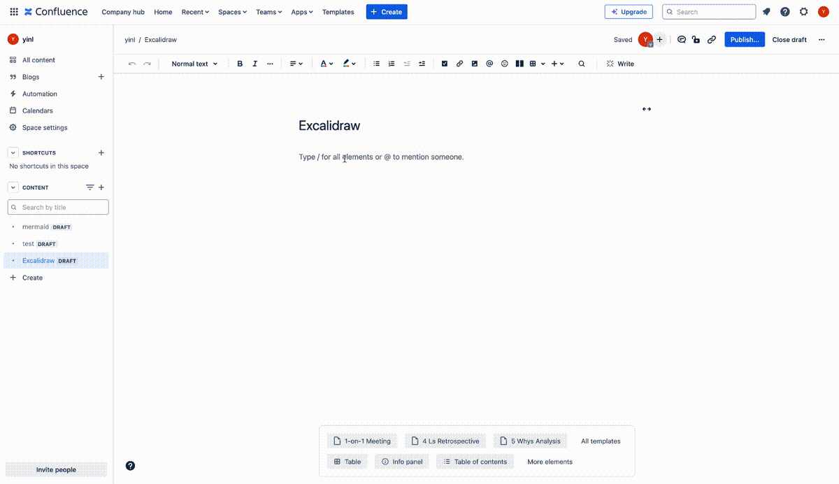 Draw Awesome Diagrams in Confluence via Excalidraw - Atlassian Community