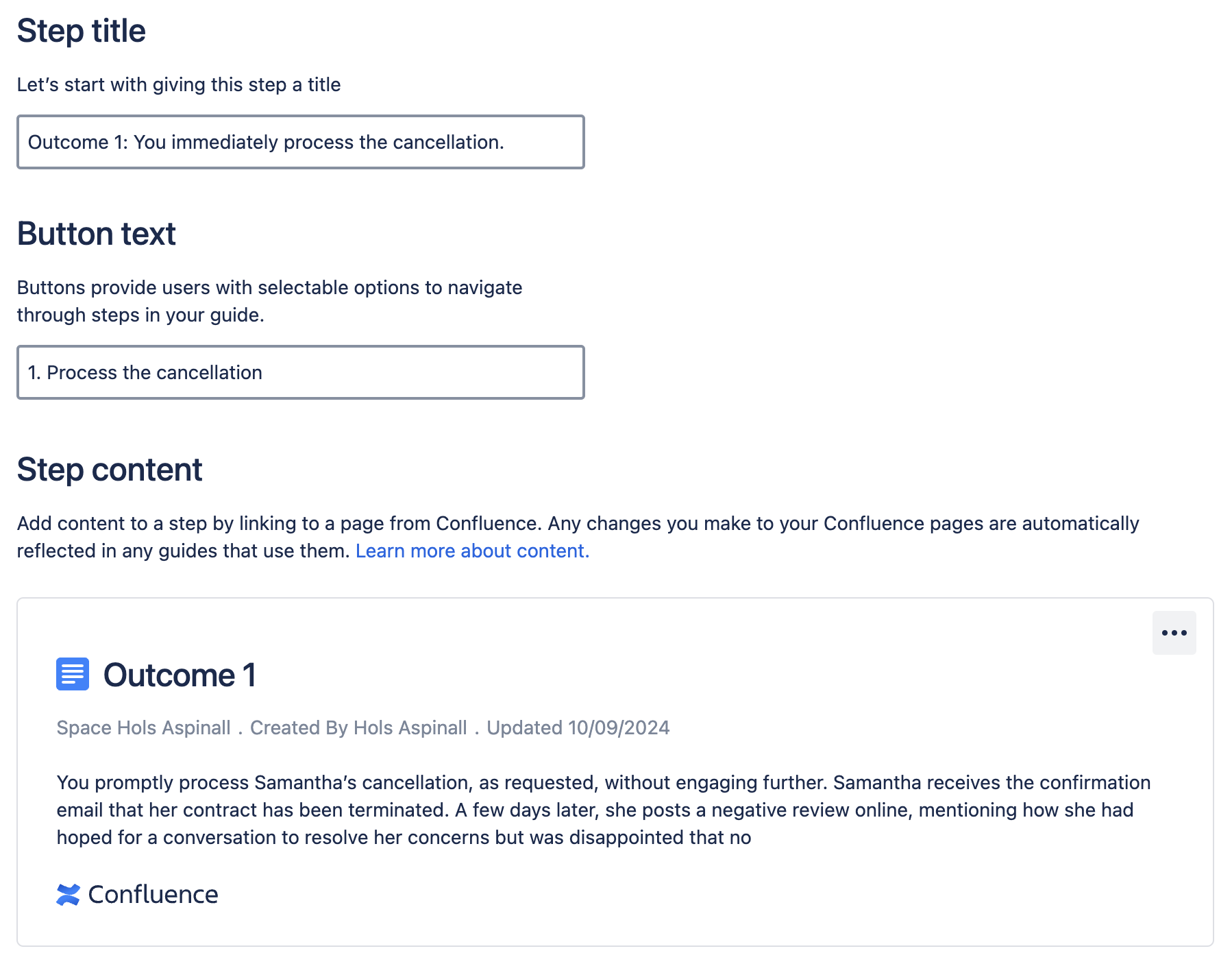 How to create branching scenarios in Confluence Cl... - Atlassian Community