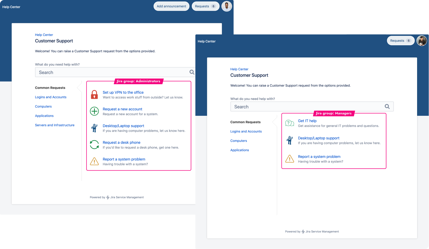 How to adapt service desk portal to Enterprise? - Atlassian Community