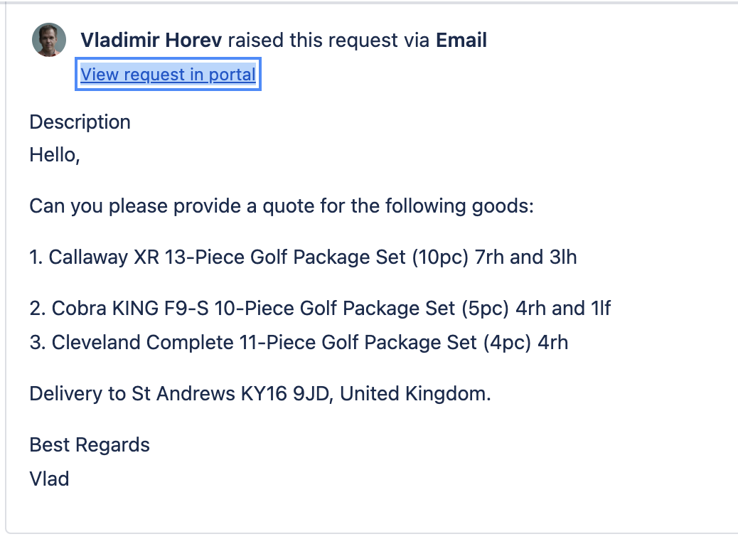 How to create sales quotes in JSM?