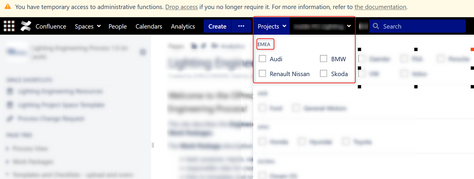 How to add a new option in Navigation bar of Confl...