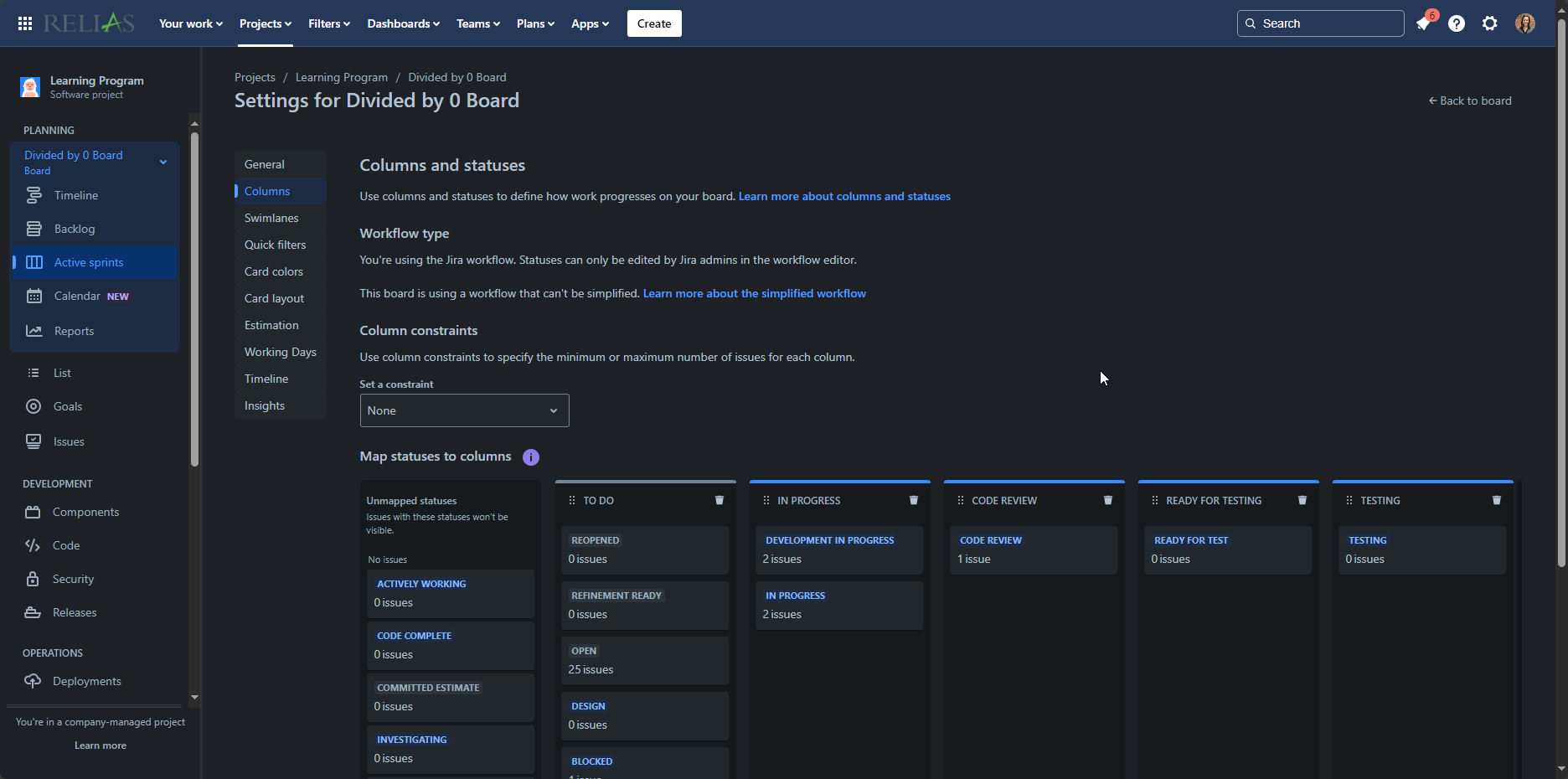 Solved: Closed issues showing in the backlog