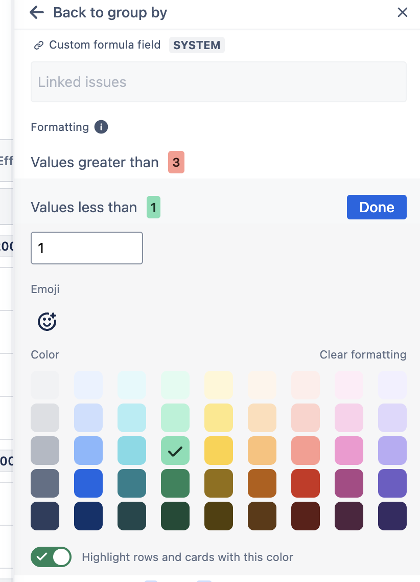 Solved: Is there a way to colour code the items in the mat...