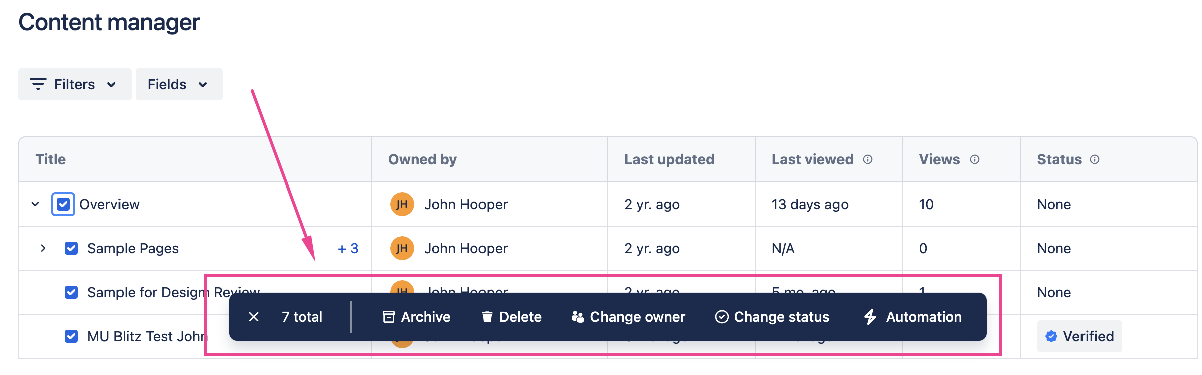 New updates to Content Manager and bulk action UX!...