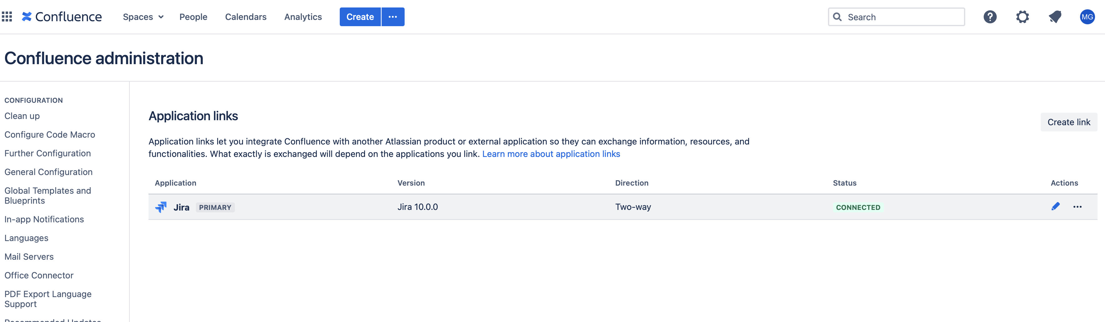 "Can't connect to Confluence because the applicati...